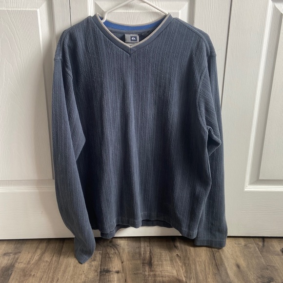 Quiksilver | Sweaters | Vintage Thrifted Quicksilver Blue Sweater ...